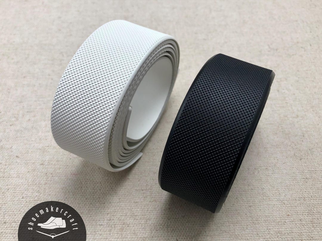 Sneaker Foxing Tape Structured or Plain Black and White, Rubber Sole ...