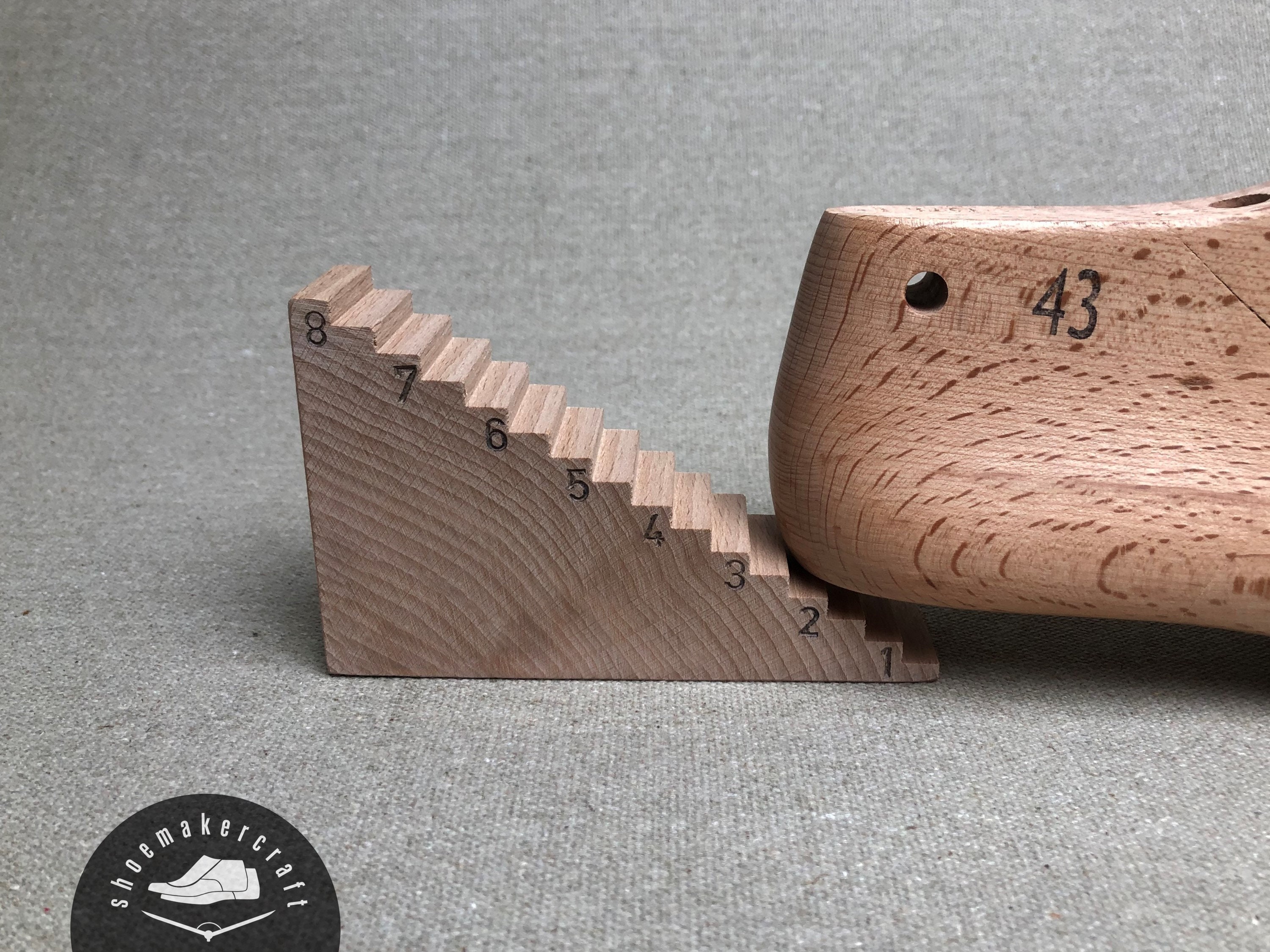 Last Making Heel Height Gauge, Shoe Last Measuring Step, Made of Wood ...