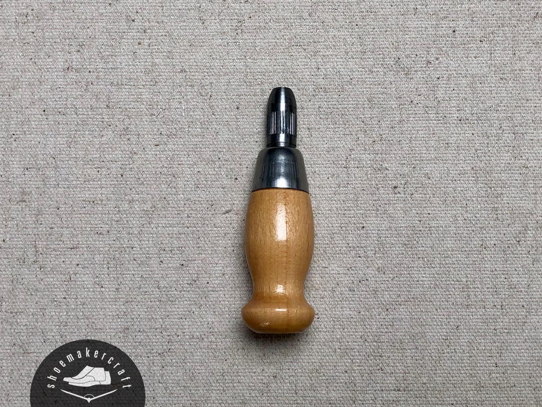 Screwable Awl Handles for Welting and Stitching, Shoemaker Awl Handles ...