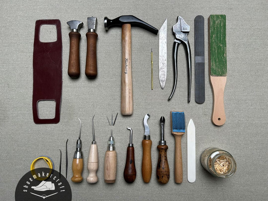 Shoemaker Tool Set Kit for Beginners Starters Shoemaking BASIC - Made ...