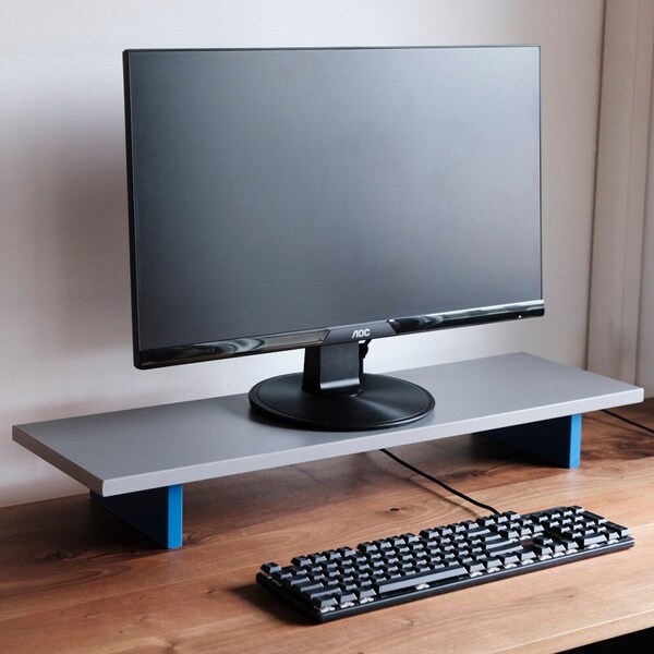 Corner Desk Monitor Stand - Etsy