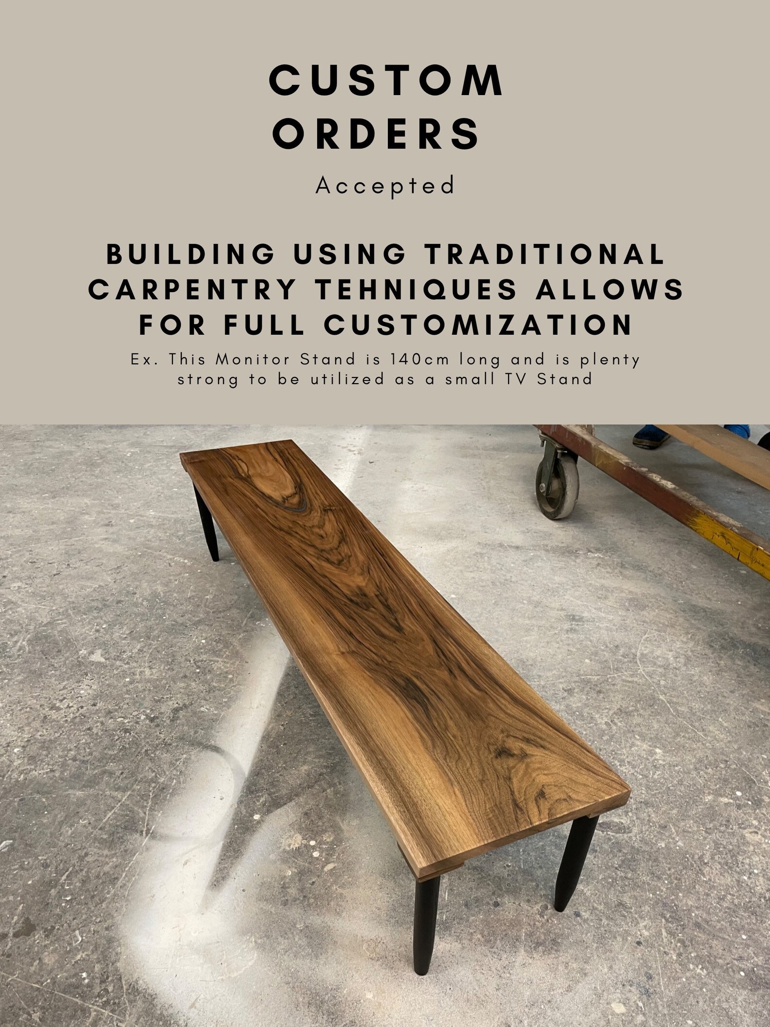 Maple Monitor Stand Display Riser Organisation Desk Shelf - Etsy