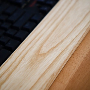 Ash Keyboard Wrist Rest Support for Mechanical Keyboard | Wood Keyboard ...