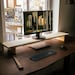 Maple Monitor Stand Display Riser Organisation Desk Shelf | Handmade ...