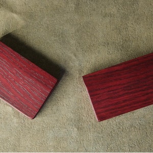 Split Keyboard Wrist Rest for Mechanical Keyboard Real Wood Wrist Pad ...
