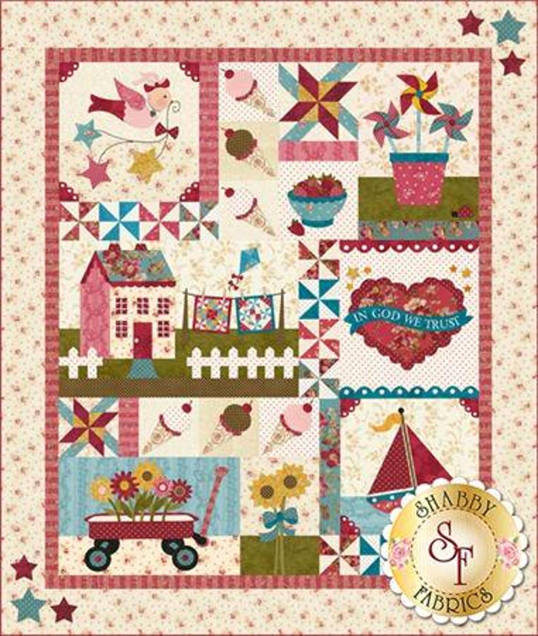 Shabby Fabrics Blessings of Summer Renewed by Jennifer Bosworth SF48576 ...