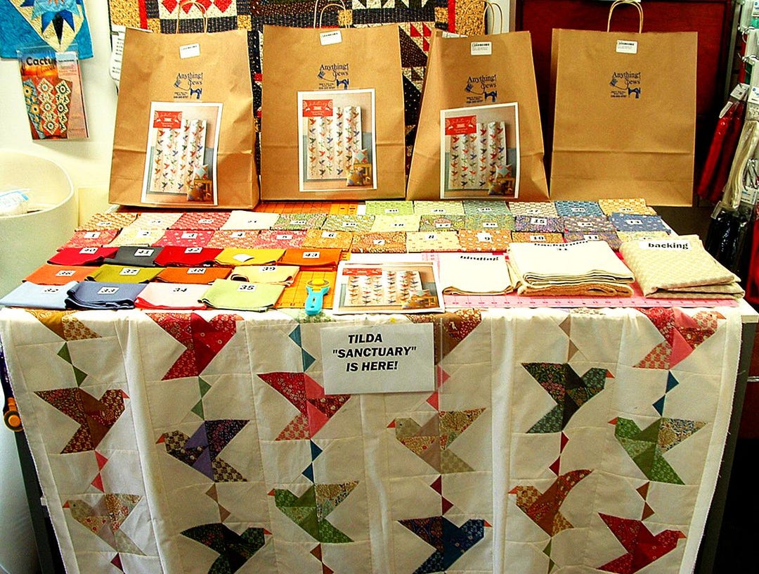 TILDA SANCTUARY Paperbird Quilt KIT. - Etsy