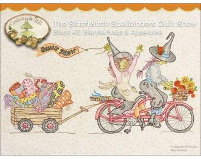Stitchwitch Spellbinders Quilt Show Block 6 Crabapple Hill Meg Hawkey ...