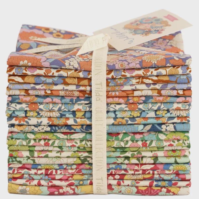 Fat Qtr Bundle Tilda Wallflower Fat Quarters Cotton Fabric Complete 20 ...