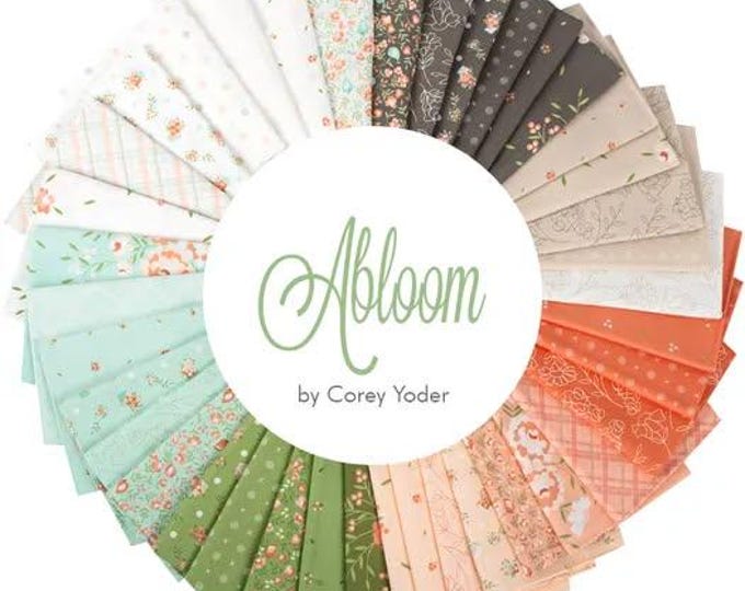Abloom Fat Quarter Bundle by Corey Yoder Coriander Quilts From MODA ...