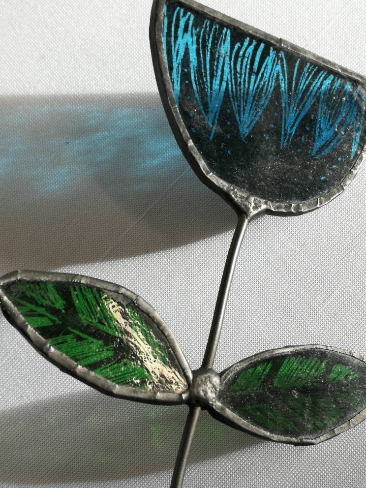 Glass Flower Stem - Etsy UK