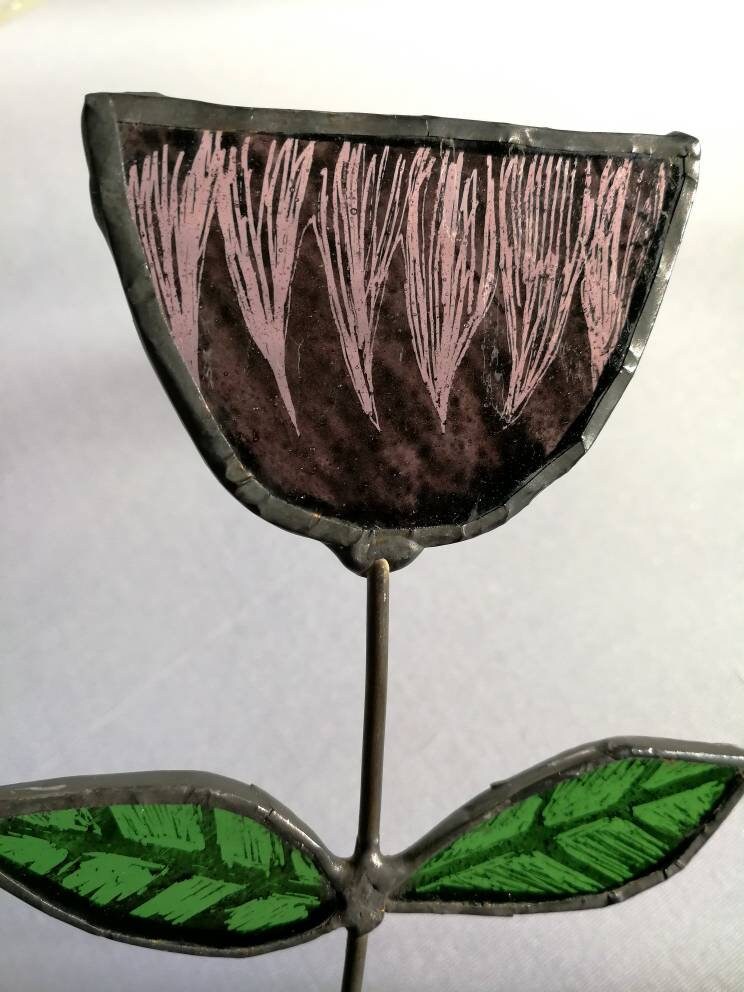 Glass Flower Stem - Etsy UK