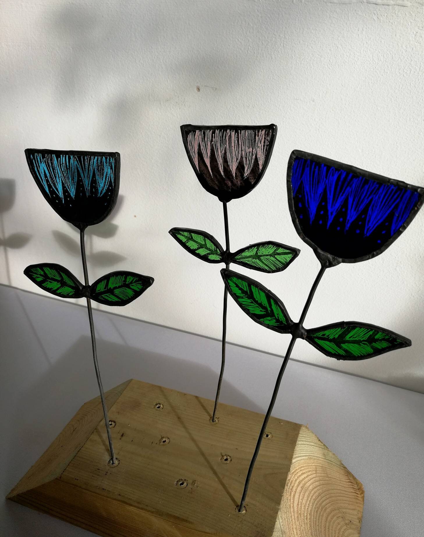 Glass Flower Stem - Etsy UK