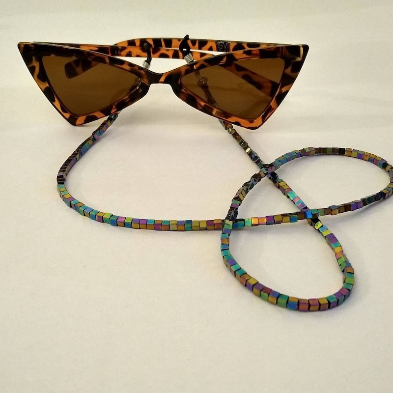 Beaded Glasses Chain - Etsy