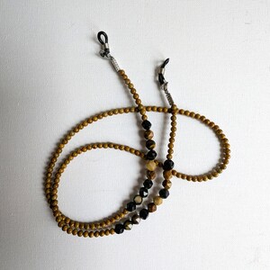 Men Glasses Chain for Men, Beaded Glasses Chain, Wooden Glasses Chain ...