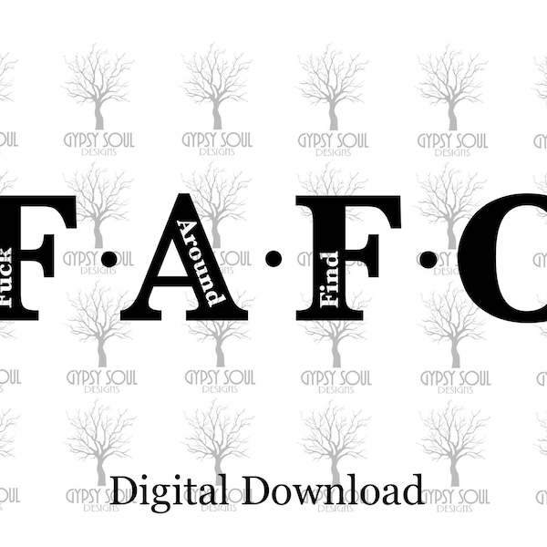 Fafo Svg - Etsy