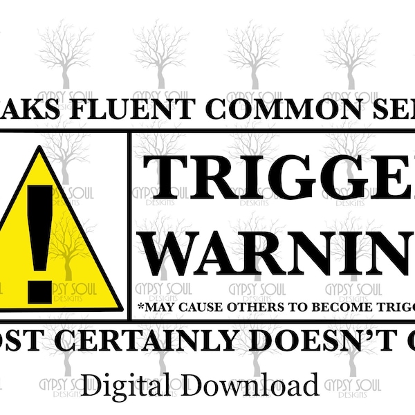 Trigger Warning Svg - Etsy