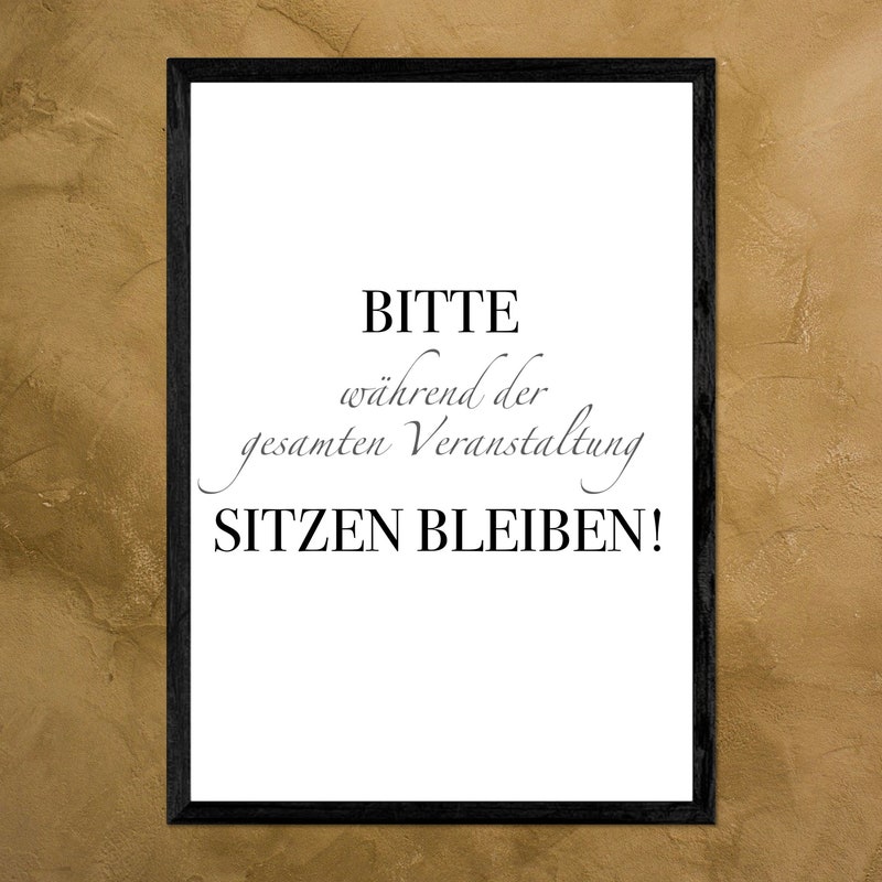 Bitte im sitzen pinkeln - Etsy.de