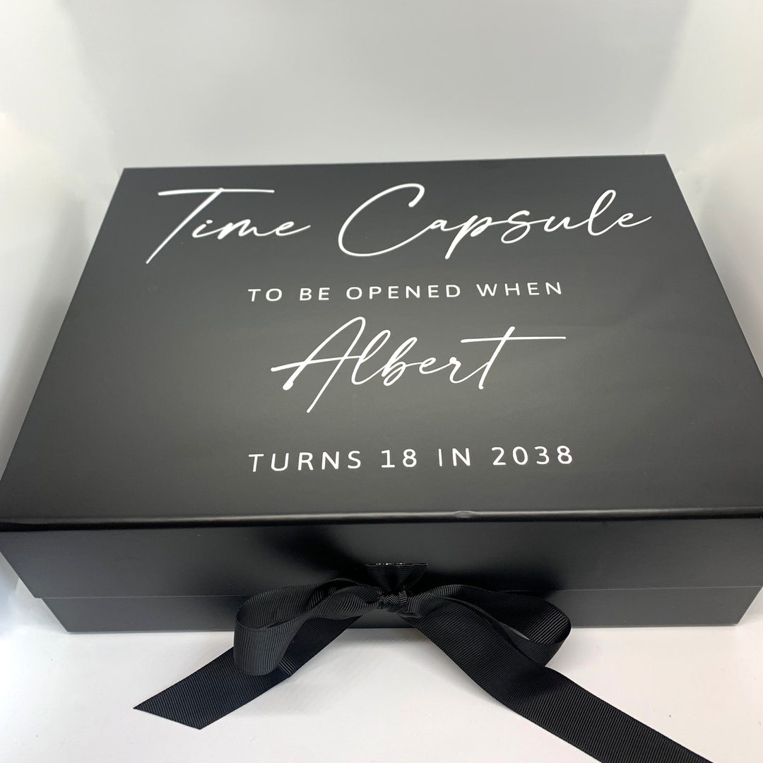 First Birthday Time Capsule, Memory Box, Keepsake Box, First Birthday ...