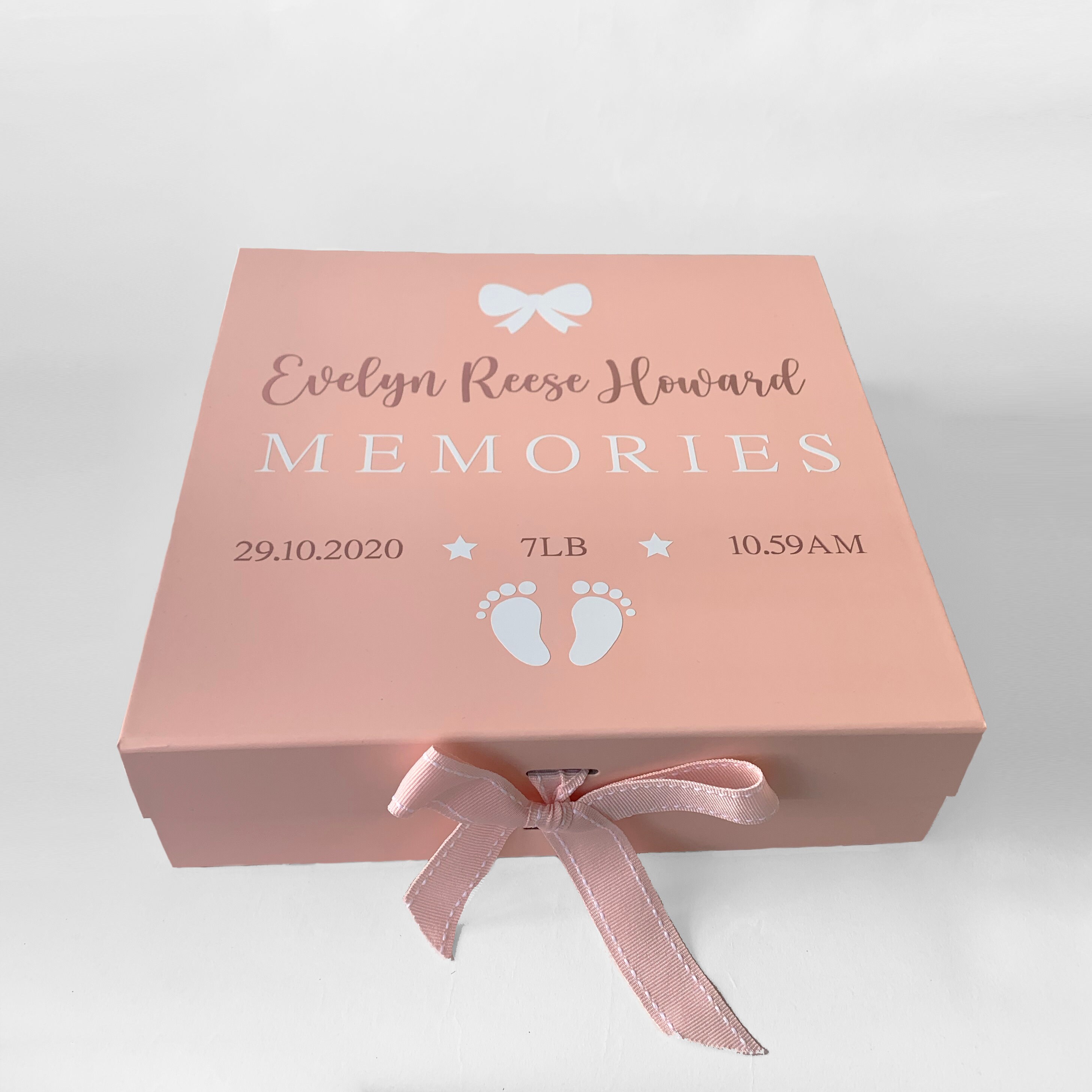 Personalised Baby Gift Box Memory Box Newborn Keepsake - Etsy UK
