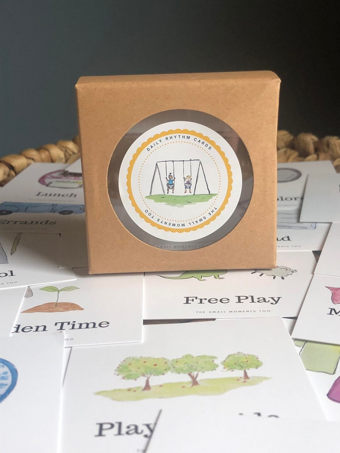 Daily Rhythm Cards I Daily Routine Cards I Watercolor Learning Cards - Etsy