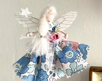 Trixy the Garden Fairy Handmade Felt Needle Felt Fairy Fairy Decoration ...