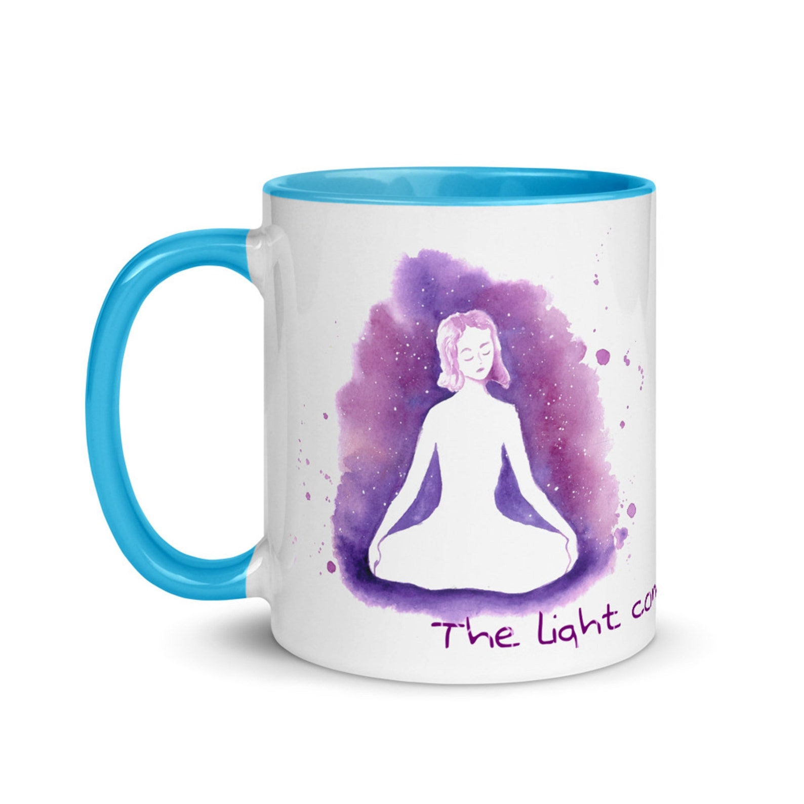 Meditation Mug Yoga Coffee Chakra Mug Relaxation Coffee Cup | Etsy