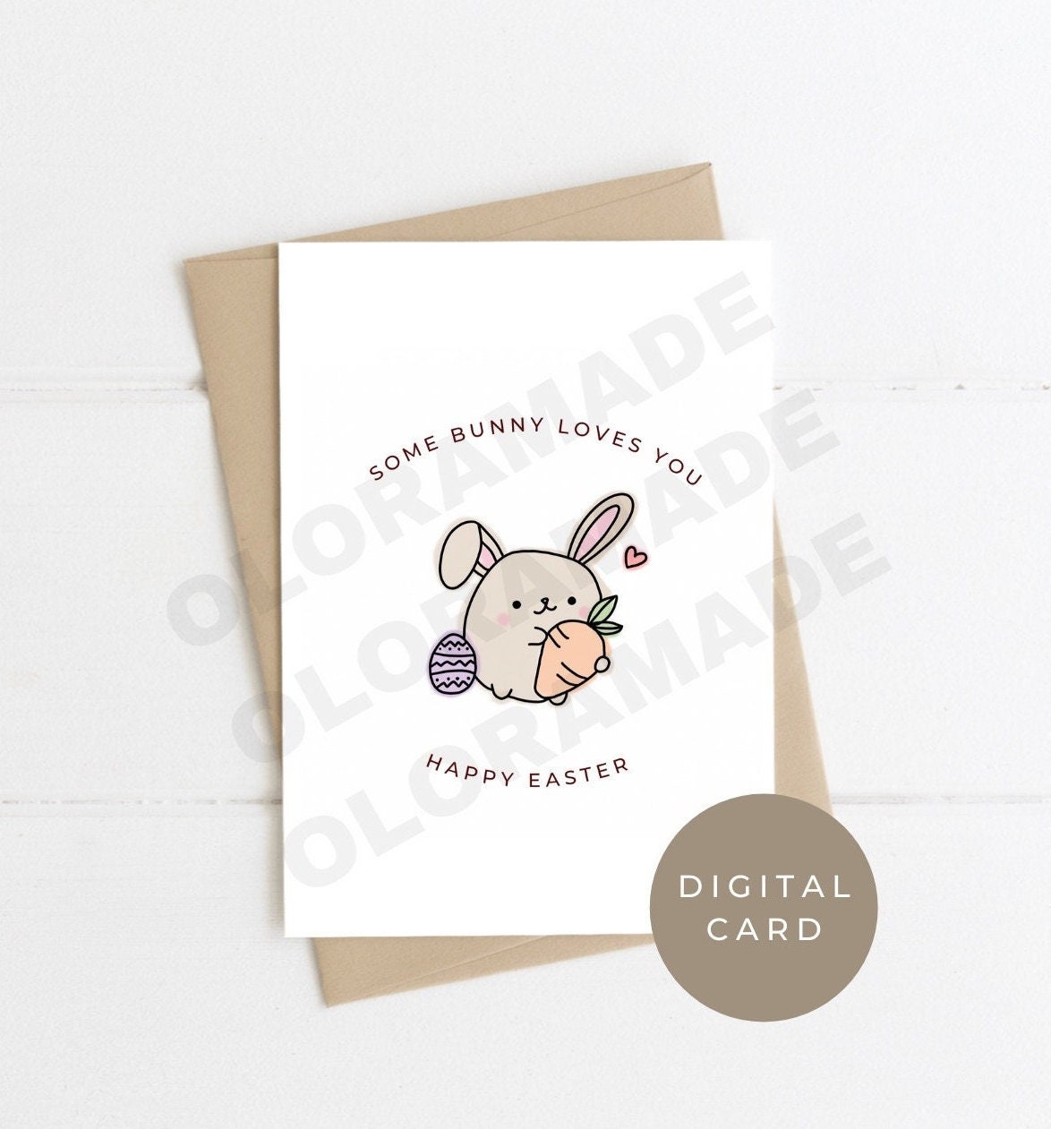 Printable Easter Card Printable Card Downloadable Easter Card Easter ...