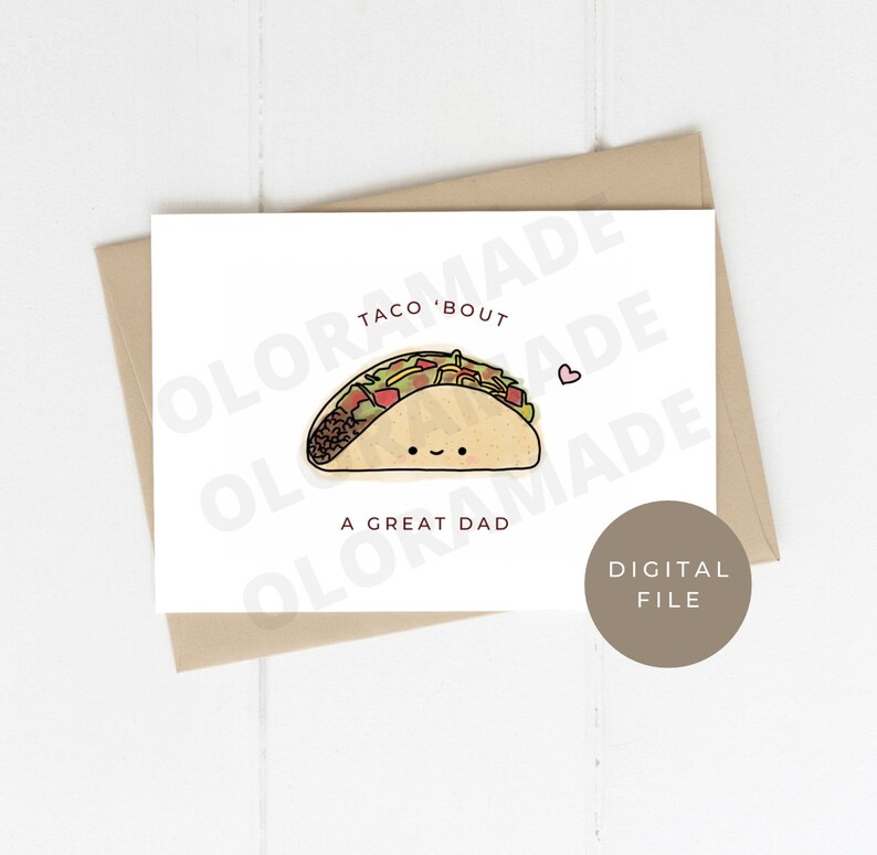 Printable Fathers Day Card Printable Card Downloadable Dad - Etsy