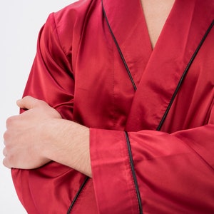 Personalised Men's Robe, Gift for Him, Custom Men's Dressing Gown, Mens ...