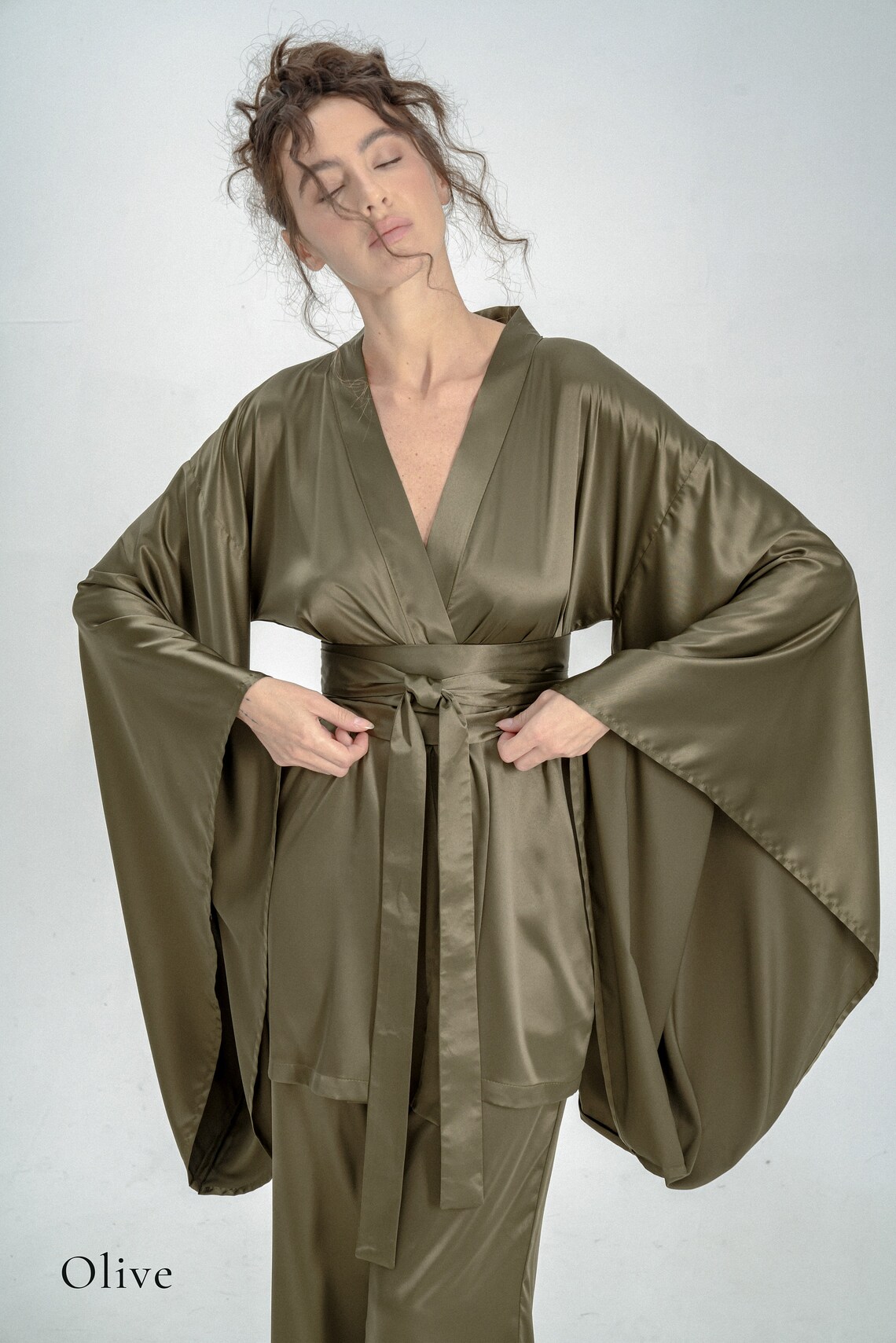 Kimono Robe, Silk Kimono, Kimono Pyjamas, Japanese Kimono Pajamas, Silk ...