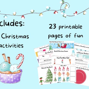 Christmas Busy Book, Printable Busy Book, Toddler Busy Book, Printable ...