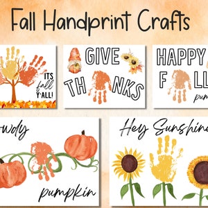 Fall Handprint Crafts for Kids Fall Activities Toddler Crafts, Autumn ...