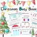 Christmas Busy Book Printable Busy Book Toddler Busy Book - Etsy