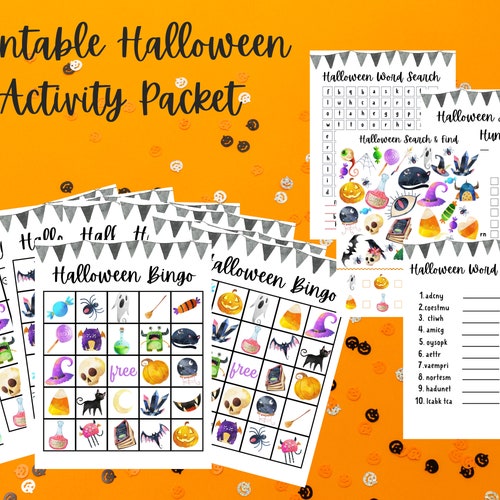 Printable Halloween Game for Kids / Brooms and Ladders / - Etsy