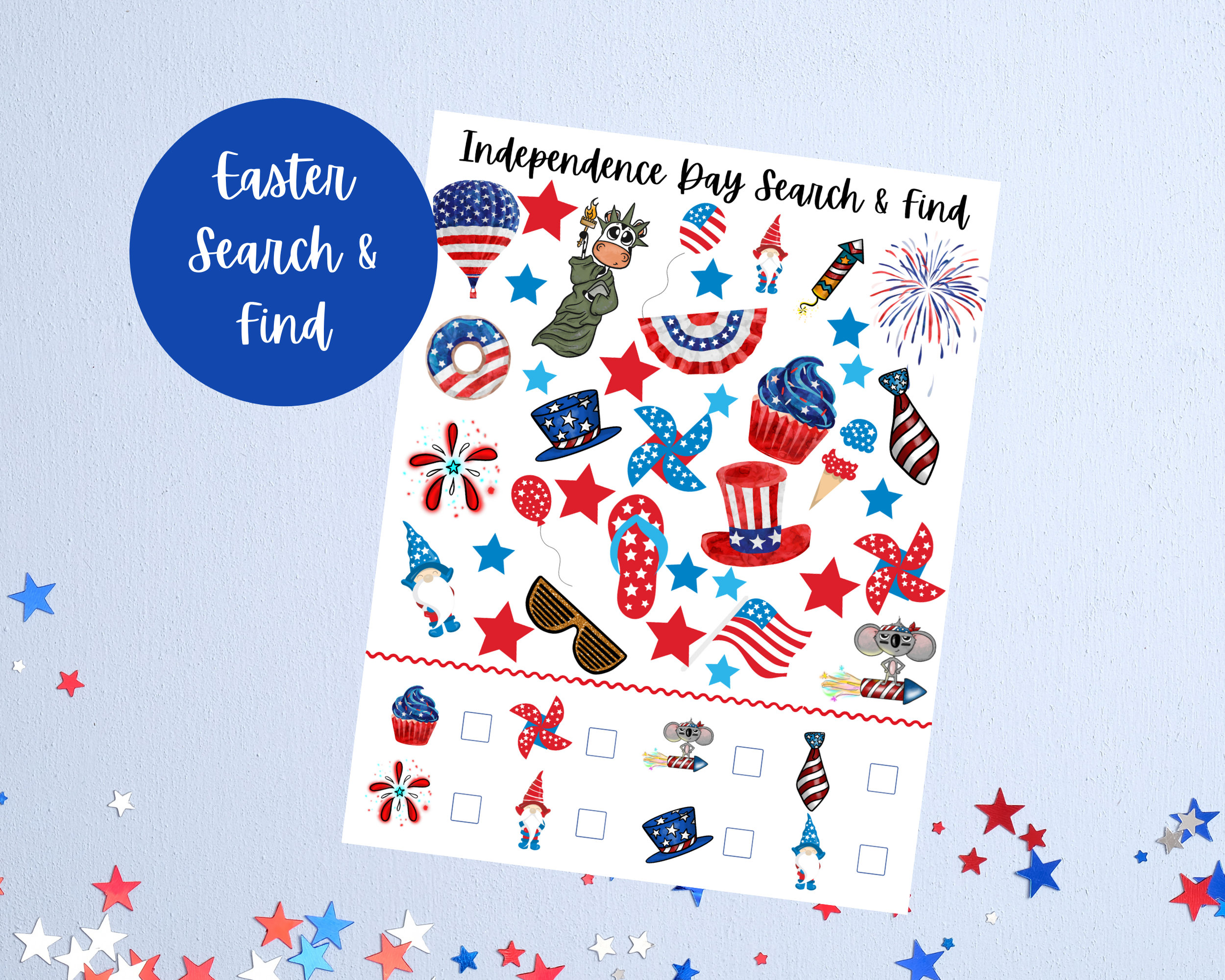 4th of July Activities for Kids, Independence Day Activity Printable ...
