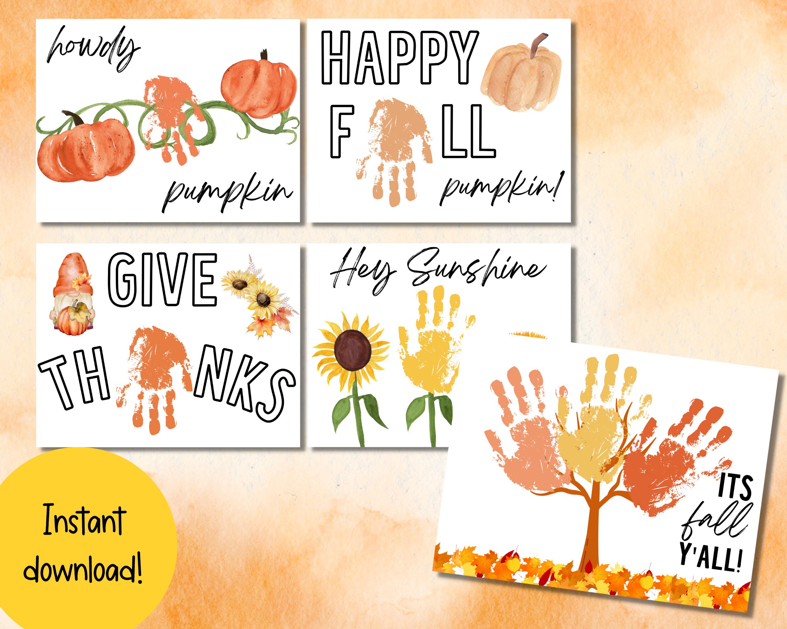 Fall Handprint Crafts for Kids Fall Activities Toddler Crafts, Autumn ...