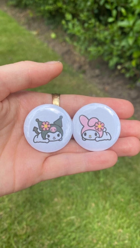 Kuromi and My Melody Best Friend Badges 3.2cm - Etsy