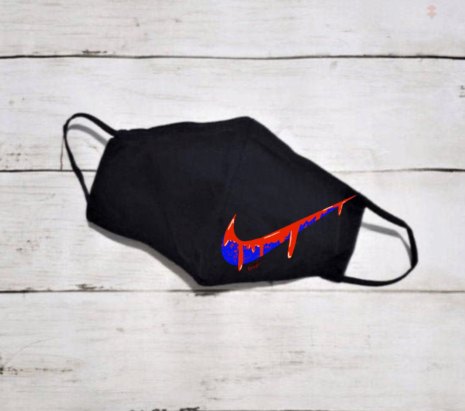 Nike Drip Customizable Mask - Etsy