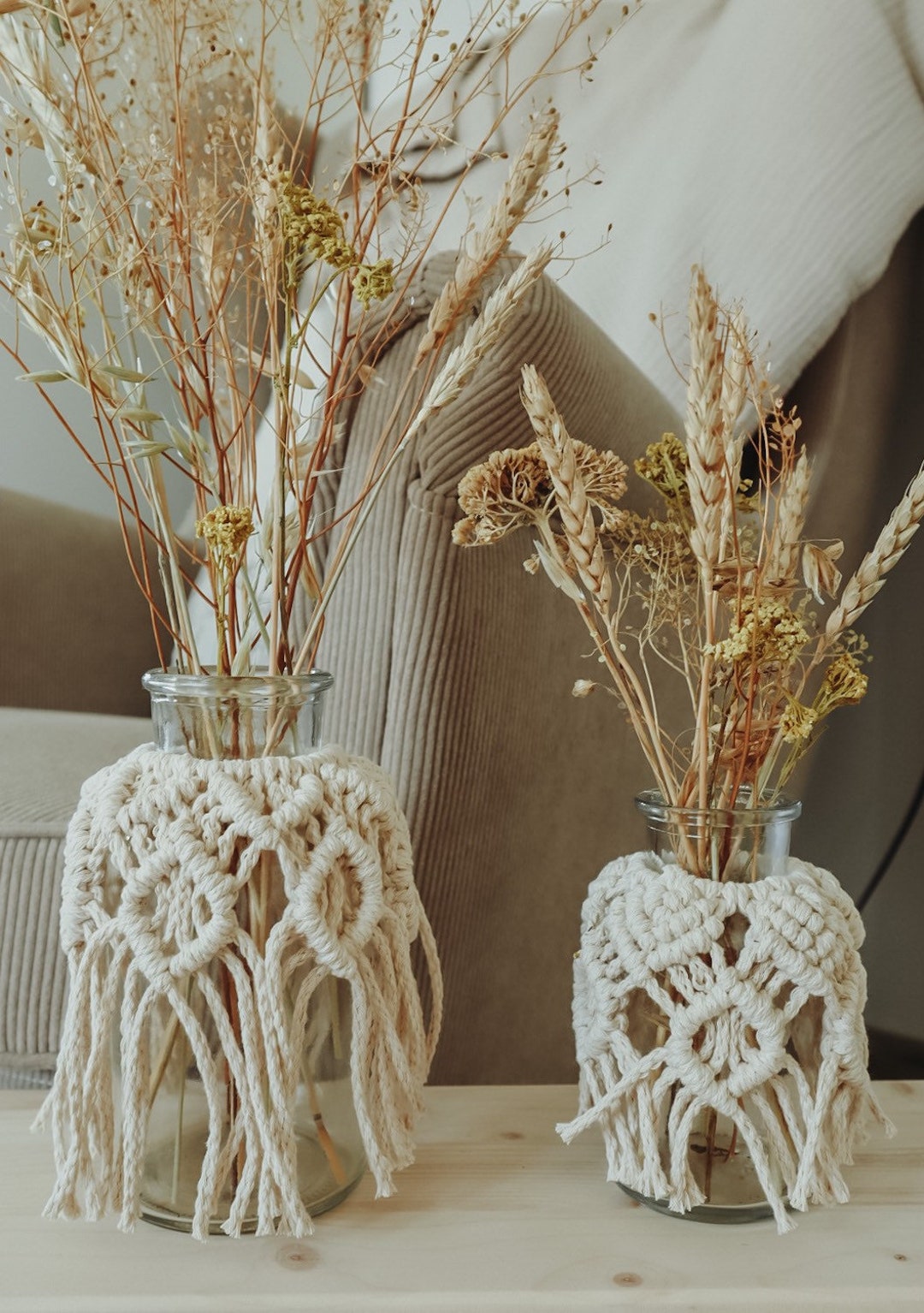 Macramé Vases - Etsy