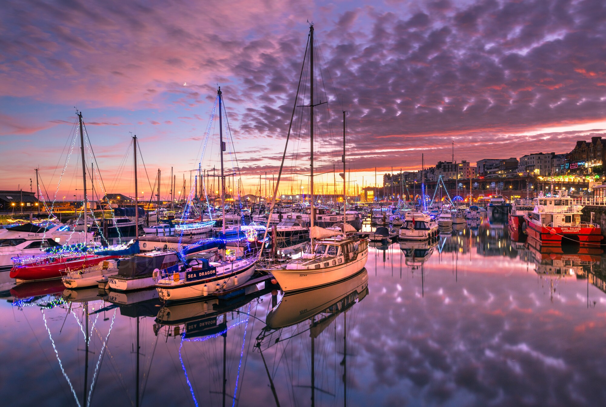 Ramsgate Marina at Sunset Fine Art Photography Print - Etsy UK