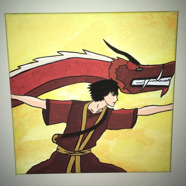 Zuko and Dragon - Etsy