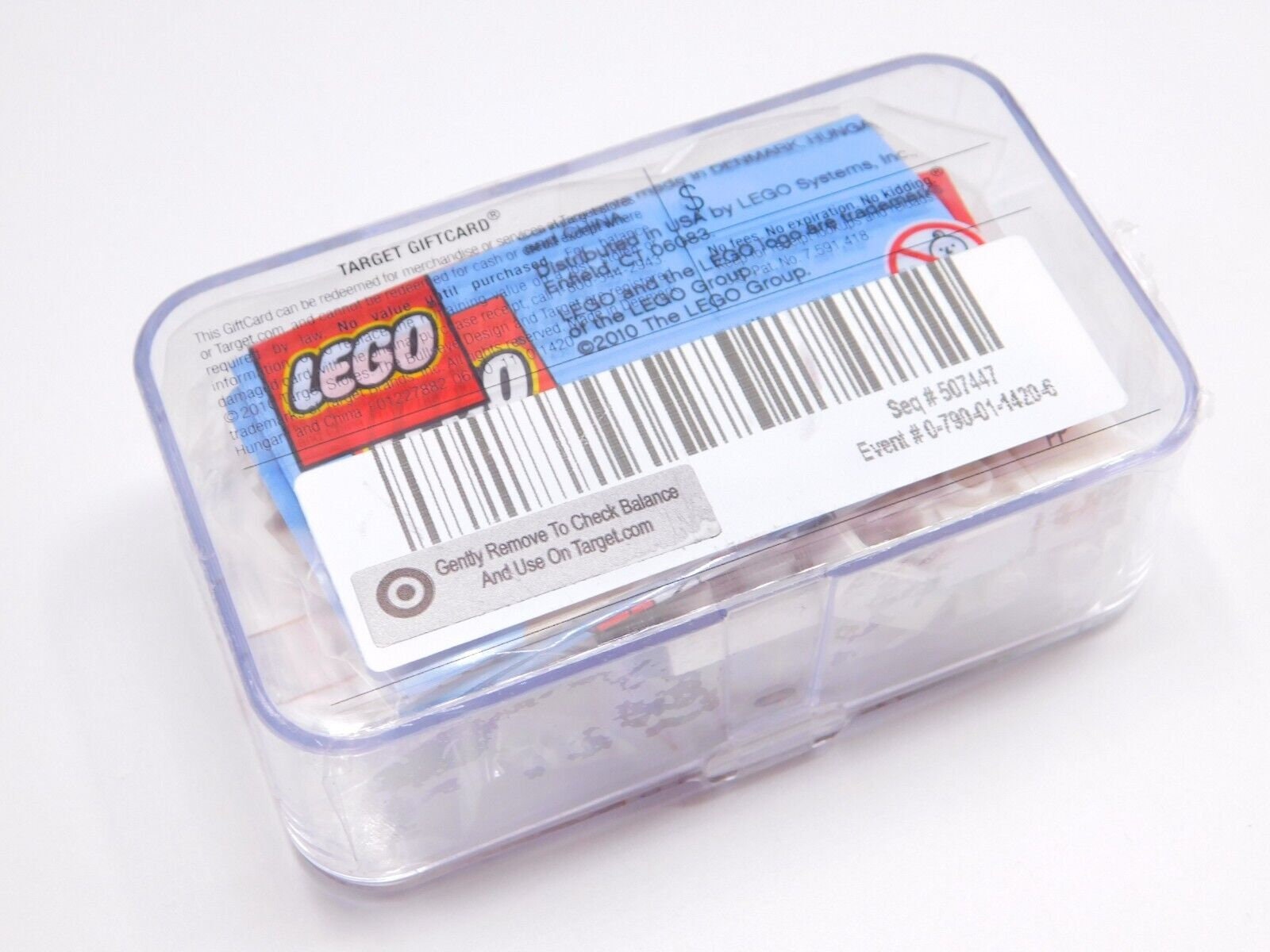 Promotional LEGO Build a Bullseye Target Gift Card Set 4613985 Poly Box ...