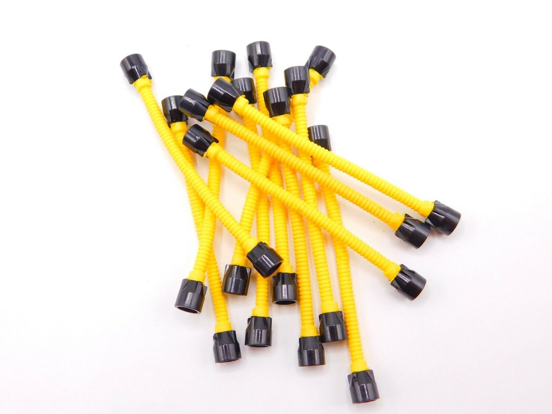 10 Lego Minifigure Yellow Hose Flexible 8.5L With Tabbed Ends Black - Etsy