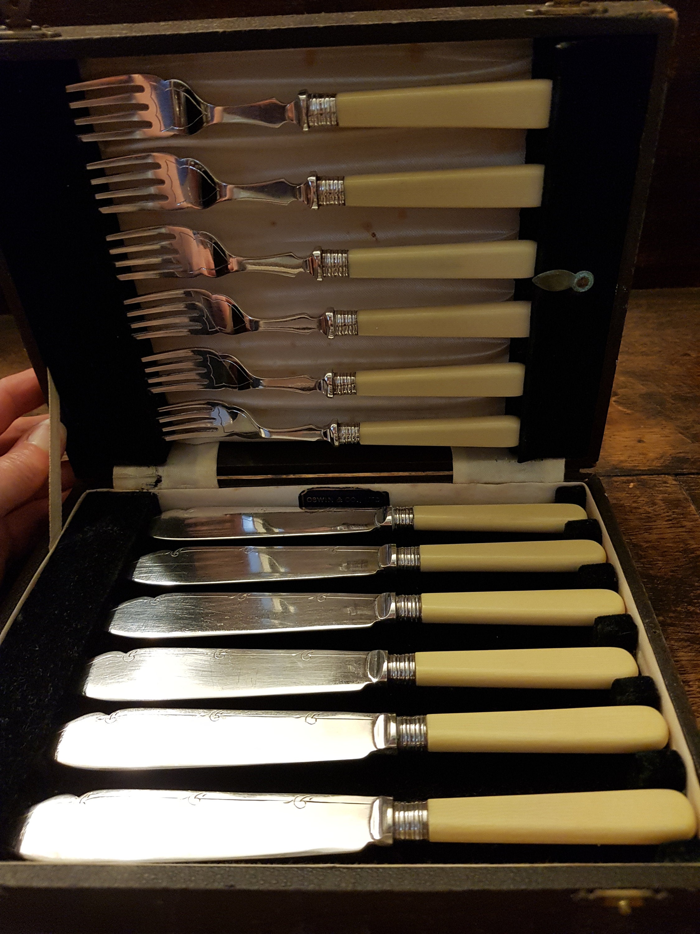 Gorgeous Vintage Fish Cutlery Set - Etsy