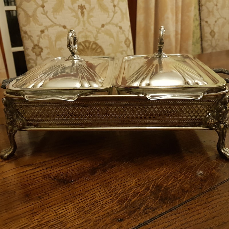 Silver Buffet Server - Etsy
