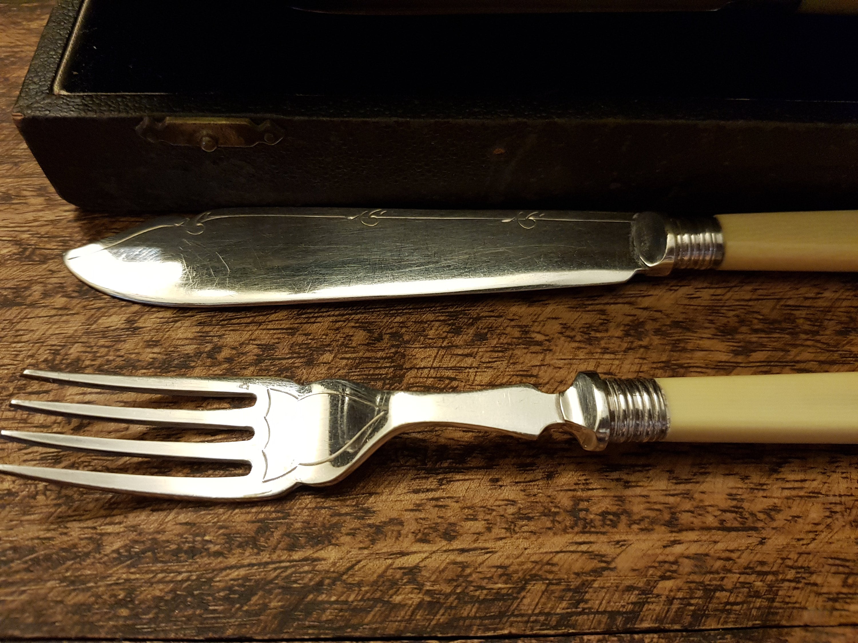 Gorgeous Vintage Fish Cutlery Set - Etsy