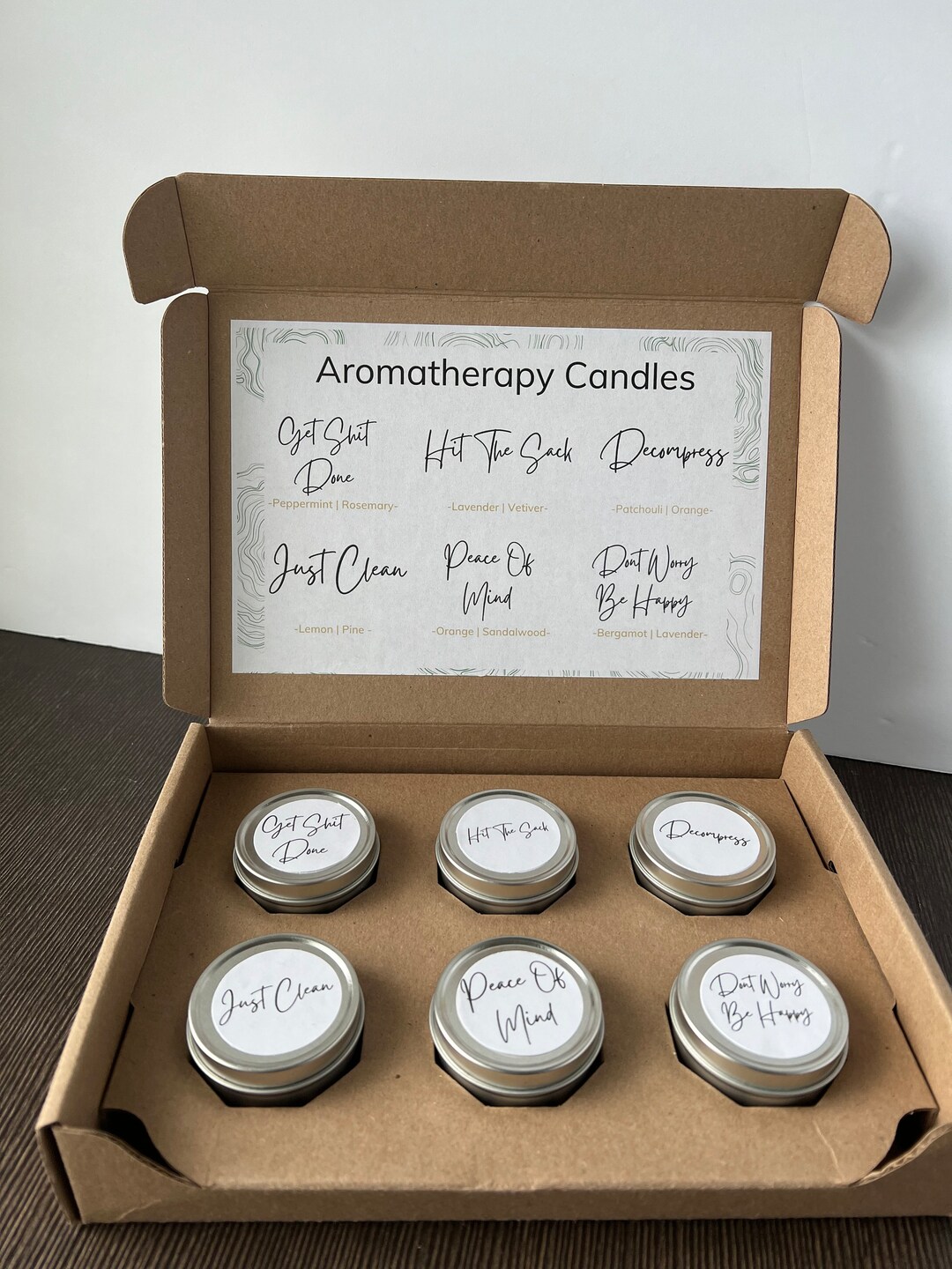 Aromatherapy Candle Set | Spa Gift Set | Care Package for Her | Home ...