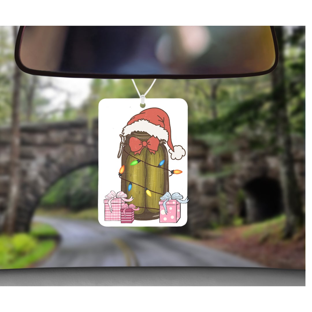 Funny Pickle Christmas Car Air Freshen Car Scents Car Freshie Stocking ...