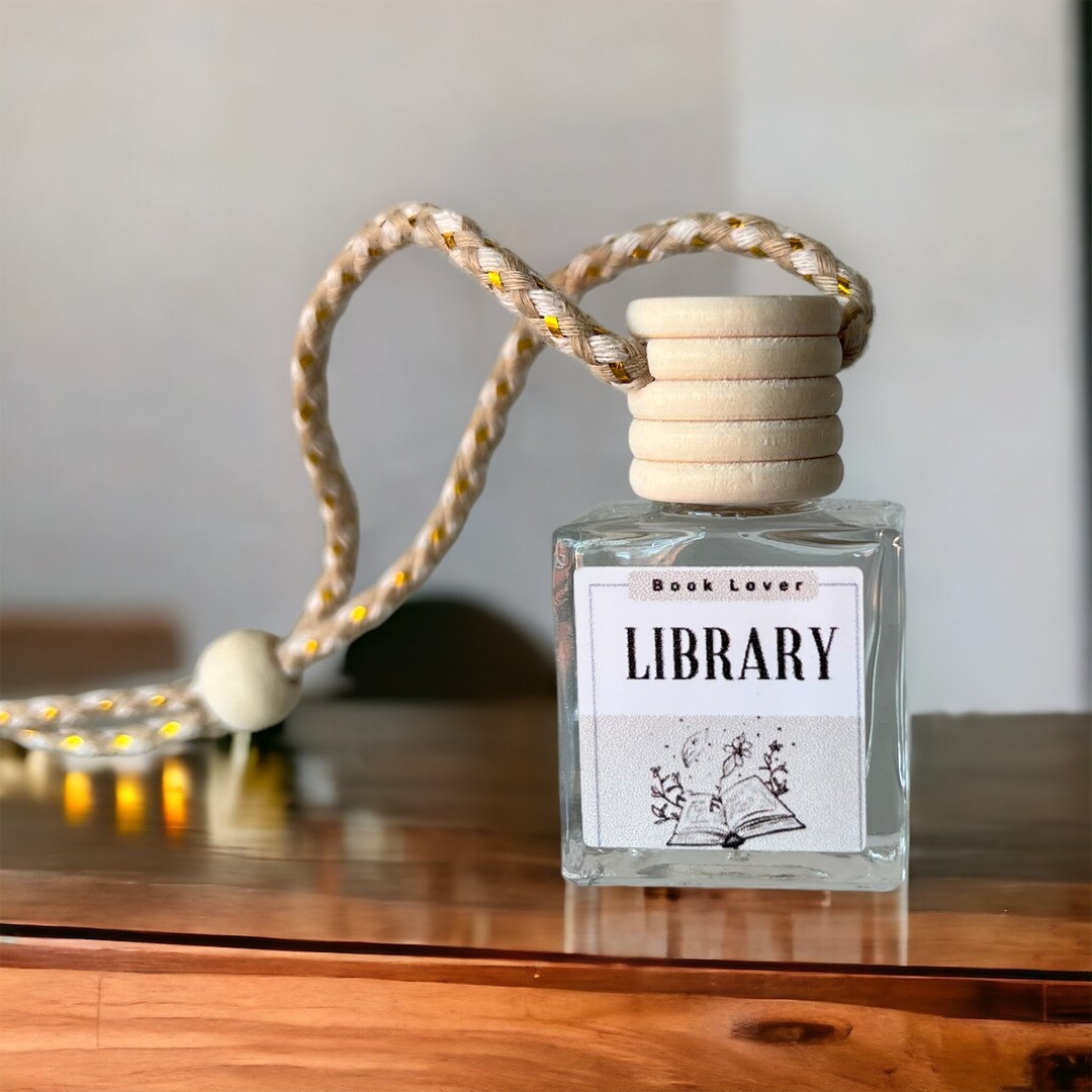 Library Book Lovers Hanging Car Air Freshener Diffusers Cute Car ...